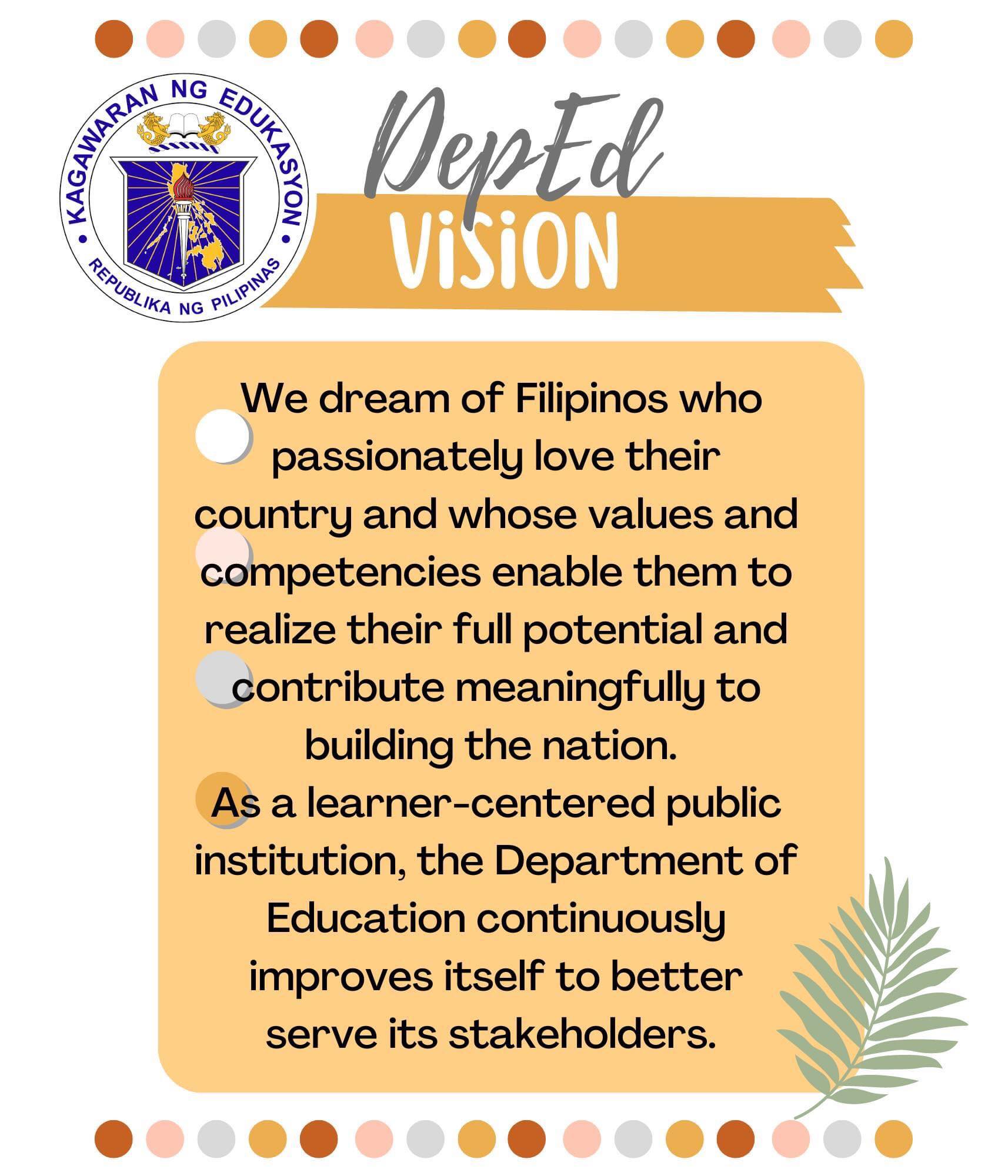 DepEd Mandate | San Rafael Village Elementary School